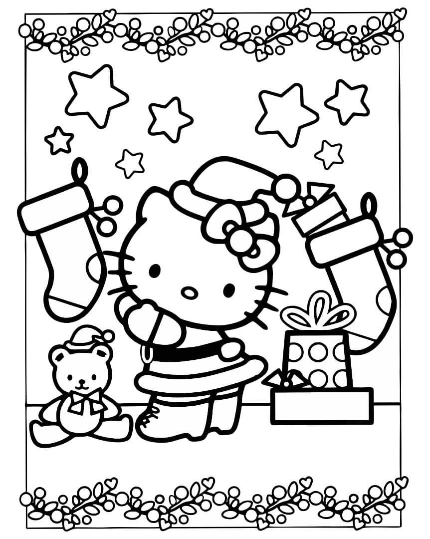 Omalov nka Hello Kitty O V noc ch K Vytisknut Zdarma