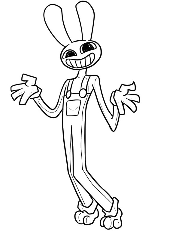 Omalovánka Obraz The Amazing Digital Circus k vytisknutí zdarma k ...